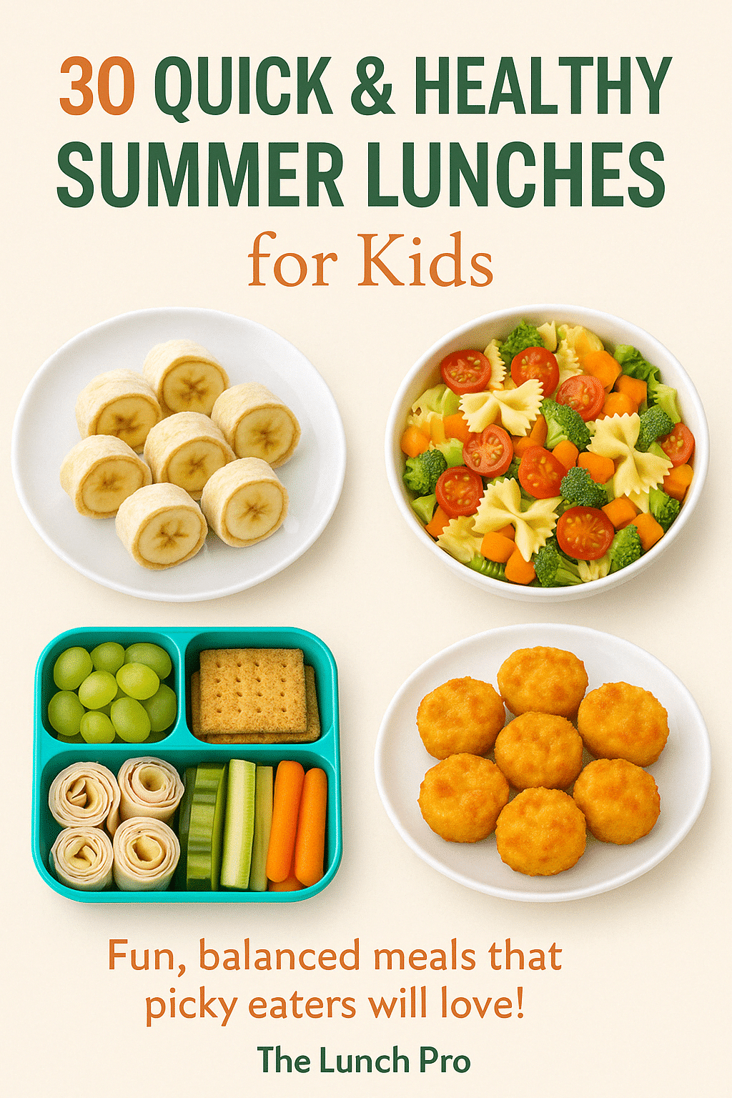 Summertime Healthy Lunch Ideas For Kids They'll Enjoy